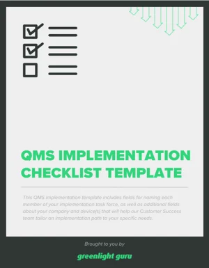 QMS Implementation Plan Template & Checklist [Free Download]